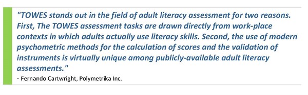 TOWES - Canada's Essential Credential - Overview